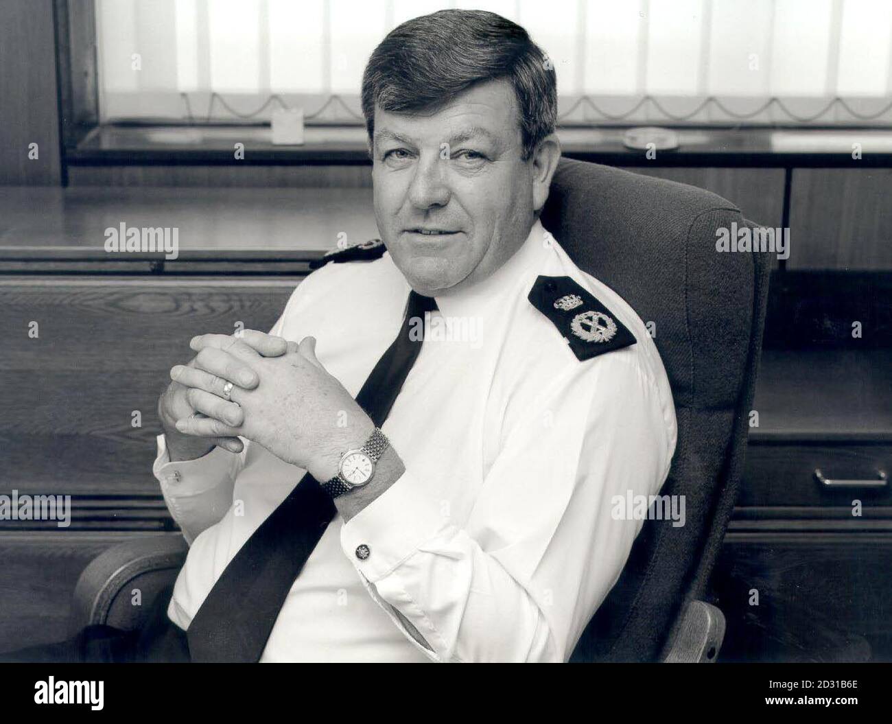Police issued photo of Peter Sharpe QPM, former Chief Constable of ...