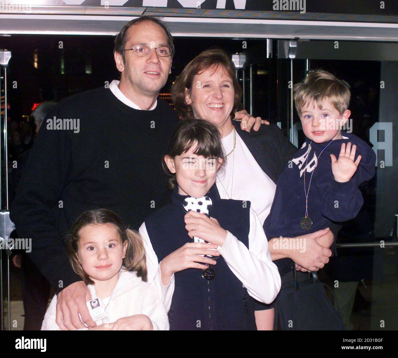 Olympic Gold Medal rower Steven Redgrave with his wife Ann and their ...