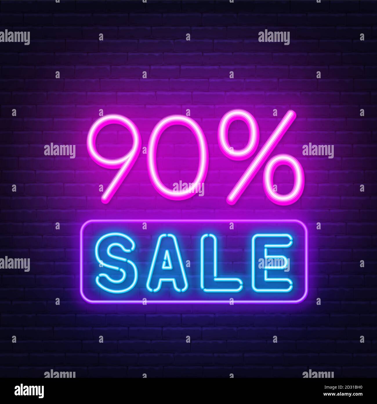 90% sale sign on Stock Vector Images - Alamy