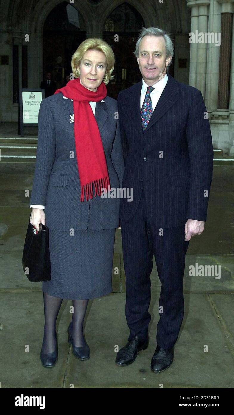 Former MP for Tatton Neil Hamilton outside the Court of Appeal, with ...
