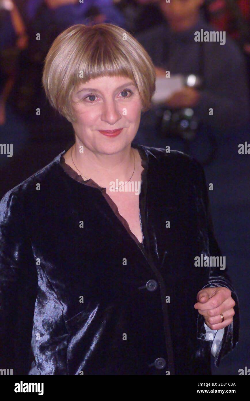 Comedienne Victoria Wood, who stars in the BBC television comedy series ...
