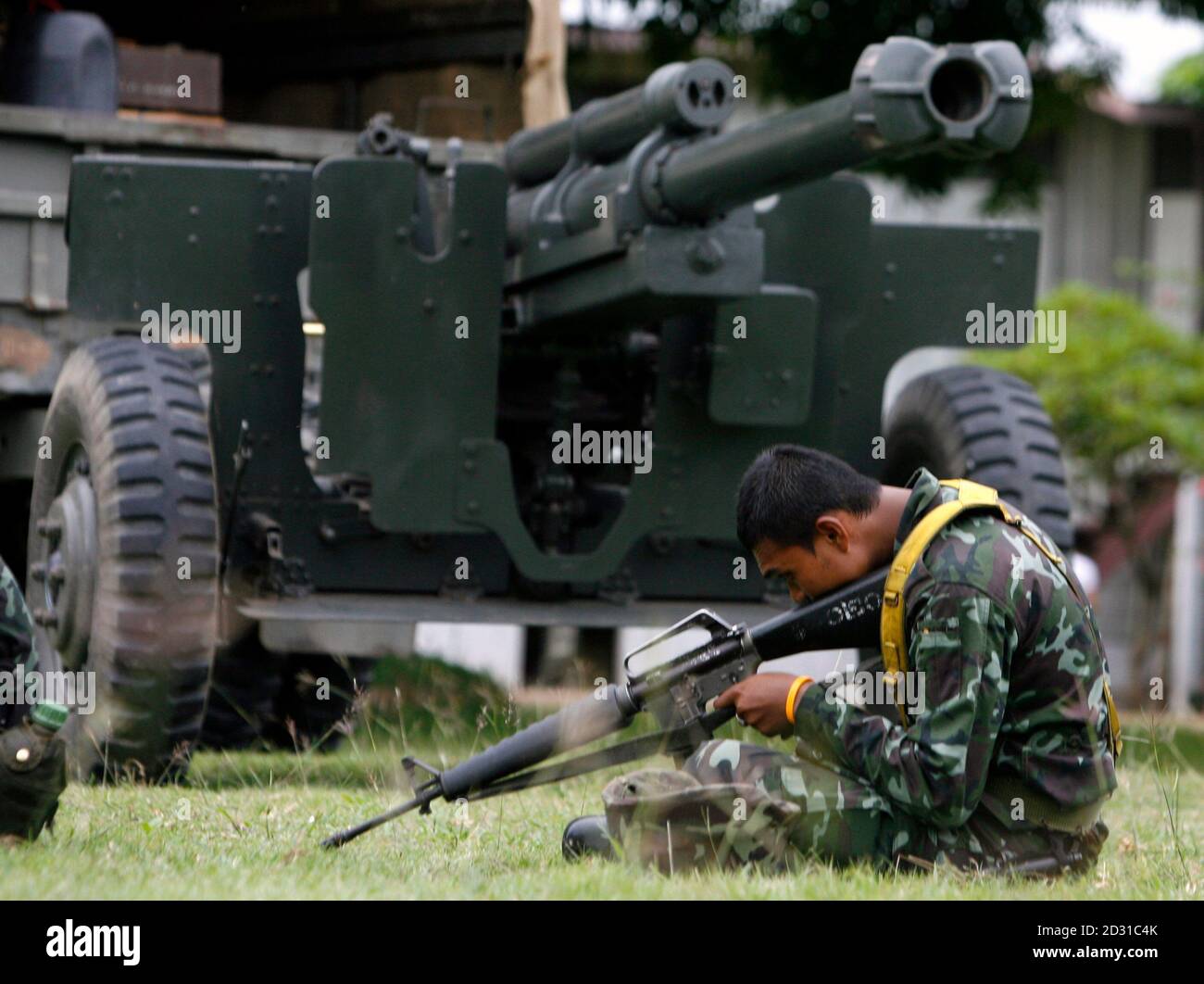 Thailand thai gun rifle hi-res stock photography and images - Alamy