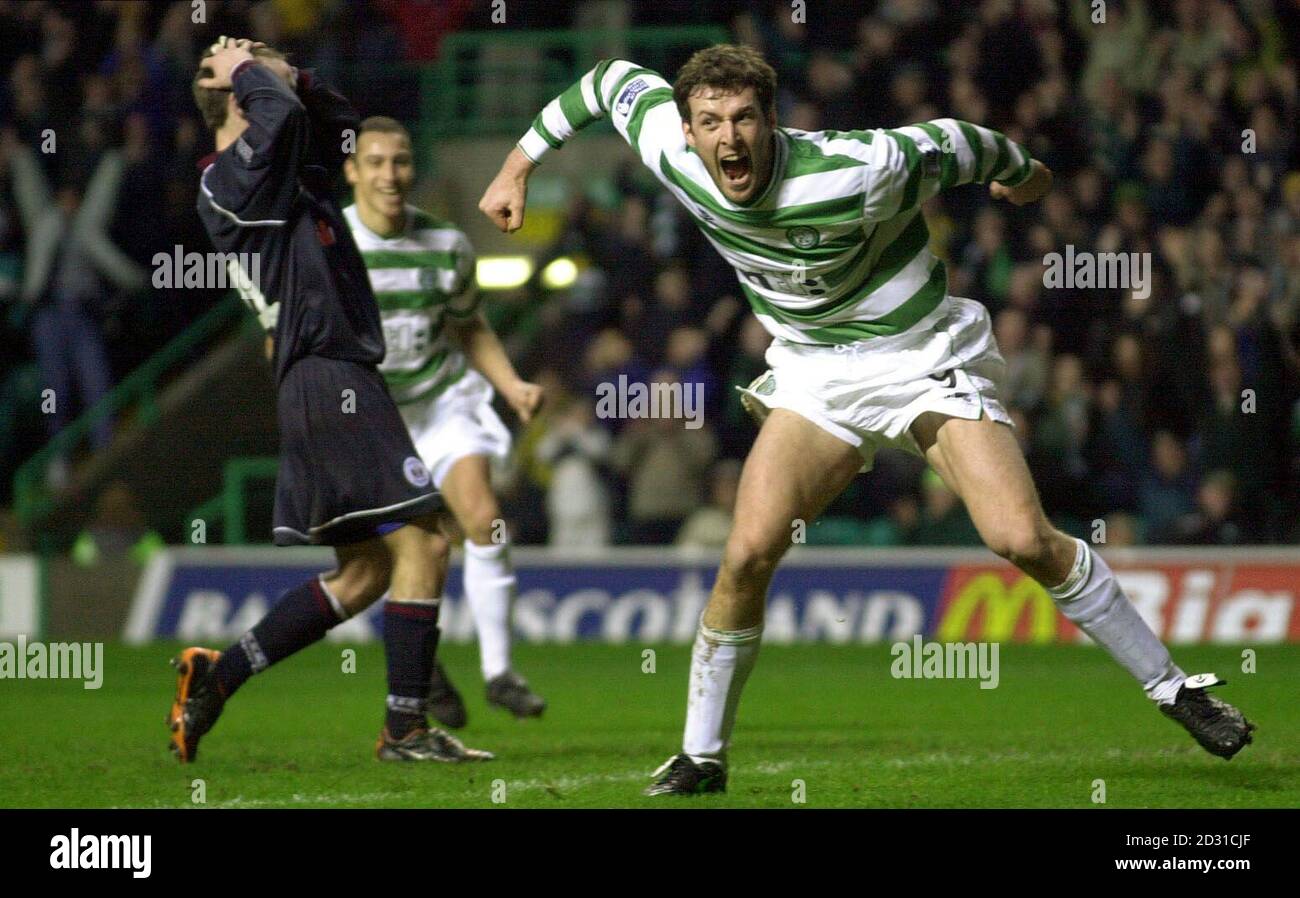 Celtic's Chris Sutton celebrates after scoring against Kilmarock ...