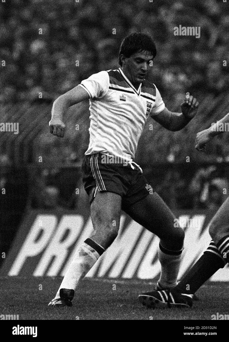 Footballer Gary Mabbutt, aged 21, who plays for club side Tottenham ...