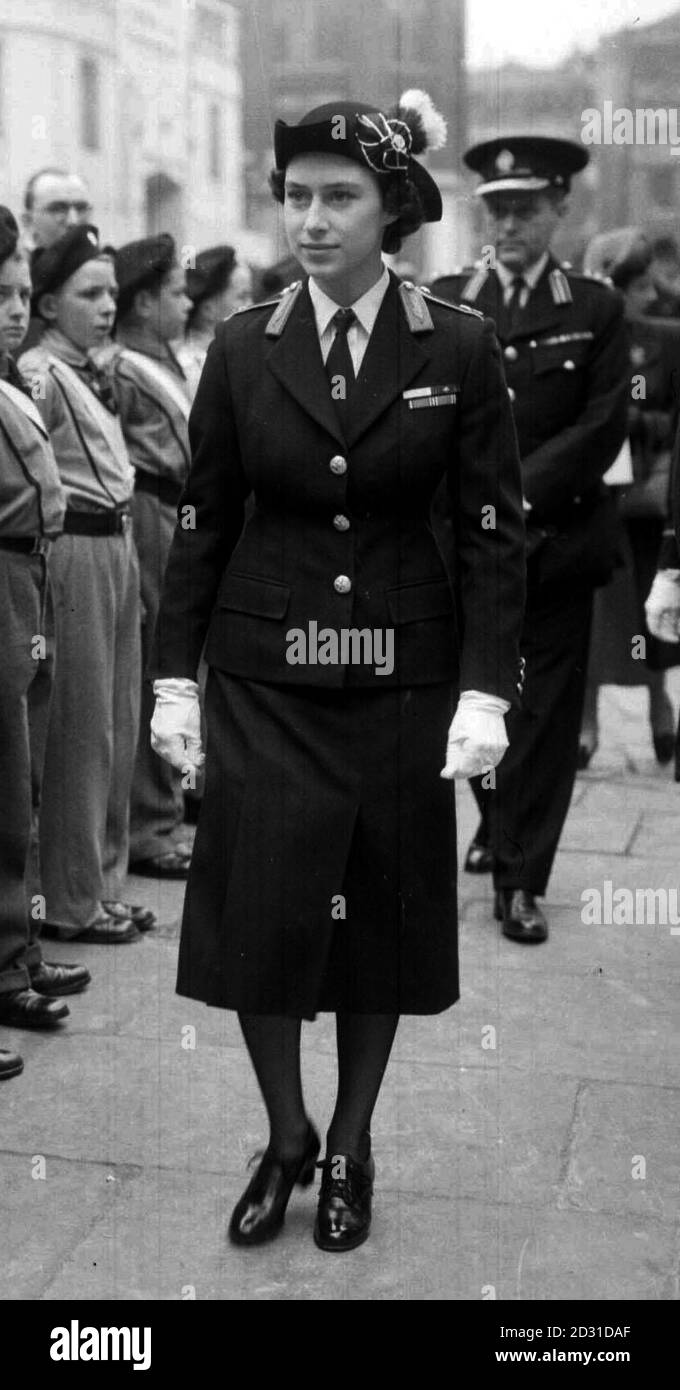 Princess Margaret, Commandant-in-Chief of St John Cadets, made her ...