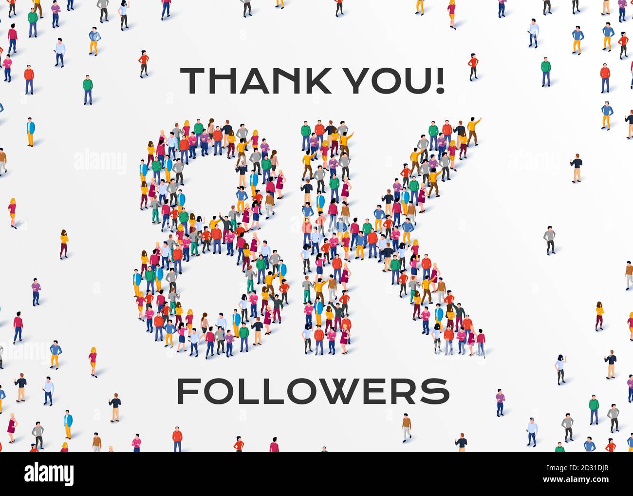 8k followers hi-res stock photography and images - Alamy