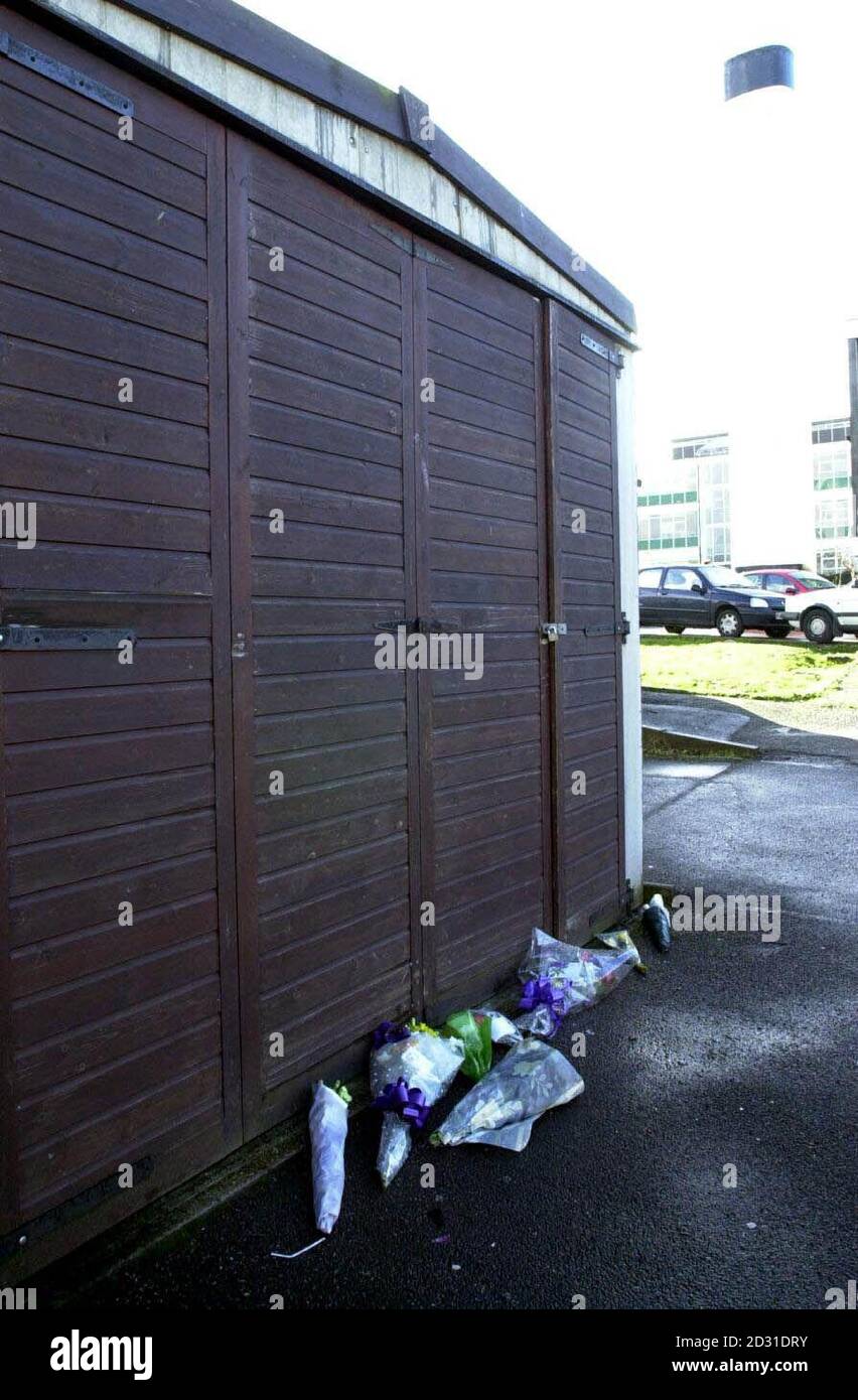 A garage at Sedgehill School in Catford, south London, where assistant ...