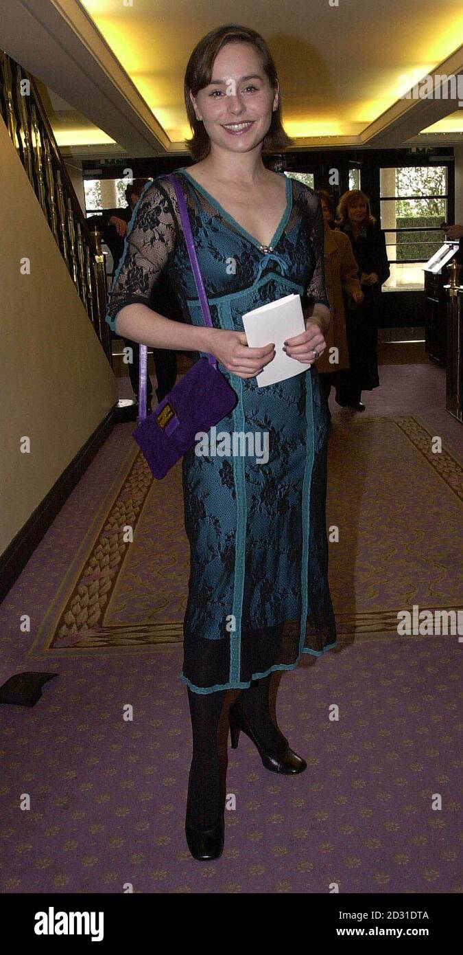 Actress Tara Fitzgerald arrives for the South Bank Awards, at the Savoy ...