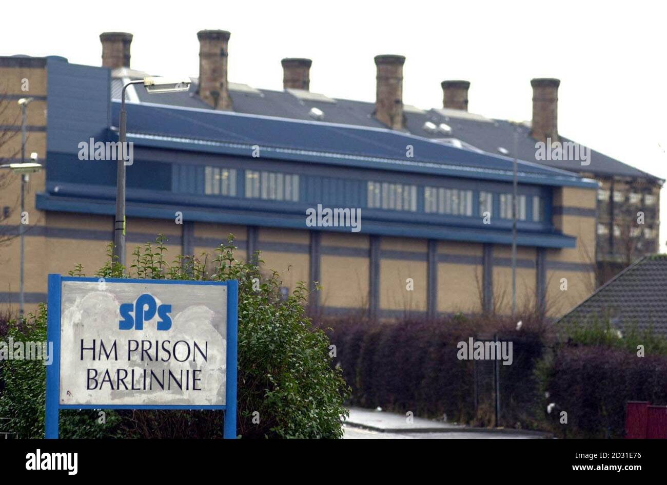HMS Barlinnie. HM Prison Barlinnie, Glasgow, where the two Libyans ...
