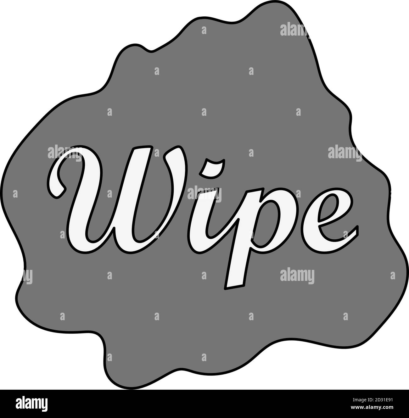 Wipe Cloth Icon. Editable Outline With Color Fill Design. Vector ...