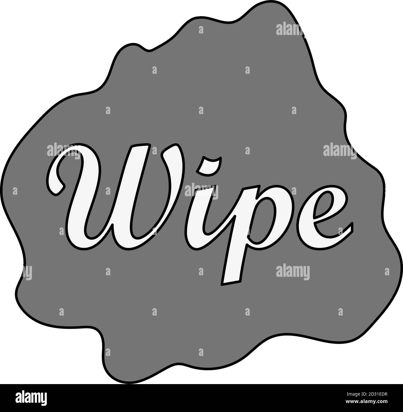Wipe Cloth Icon. Editable Outline With Color Fill Design. Vector ...
