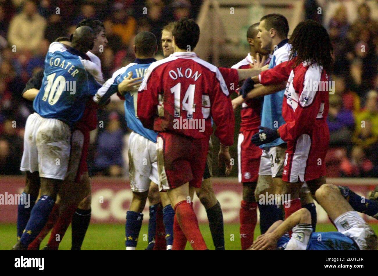 Fa carling premiership game riverside stadium hi-res stock photography ...