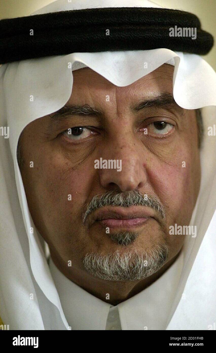 Prince Khalid Al-Faisal, the son of late King Faisal and the Prince of ...