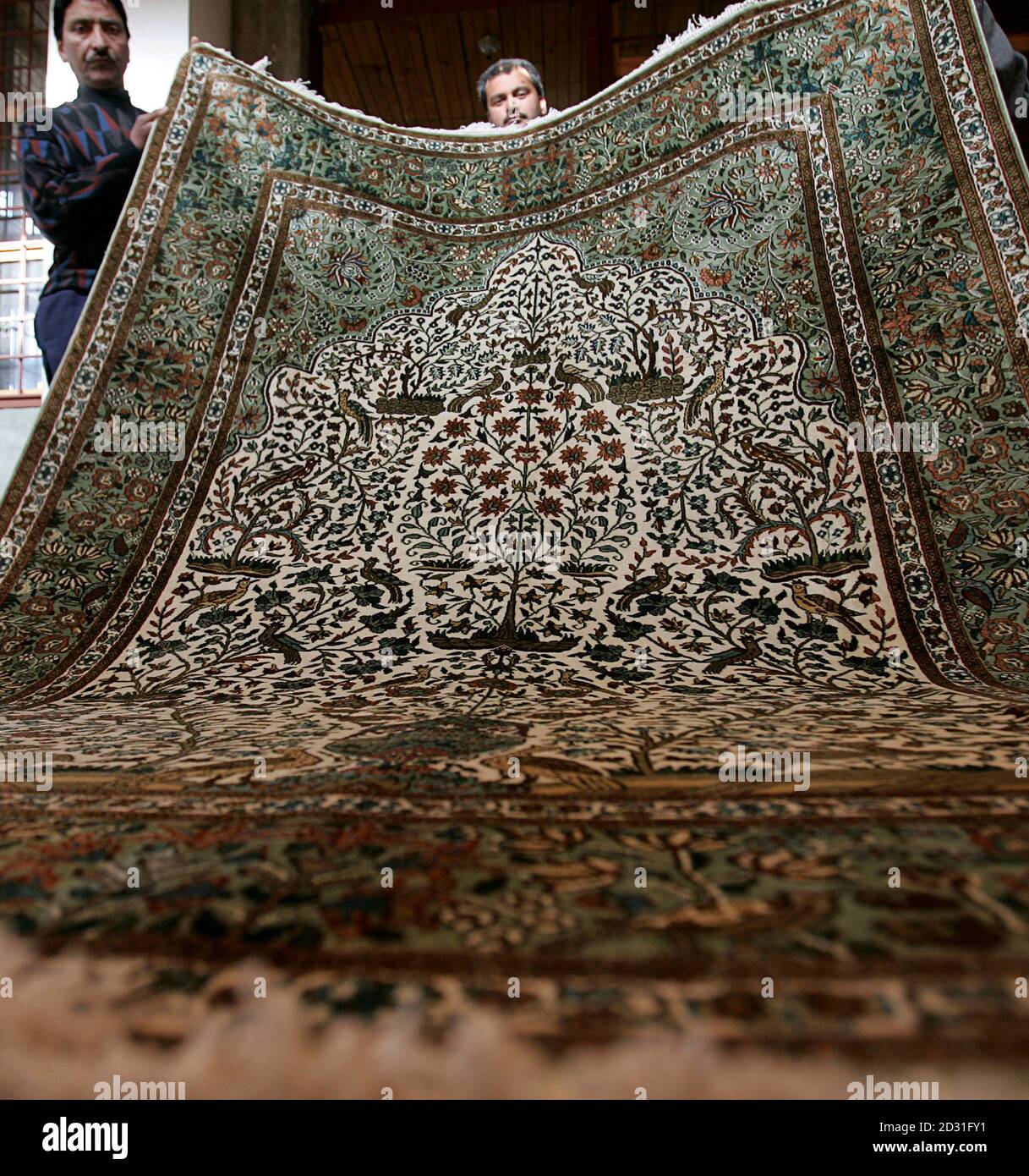 Indian kashmiri carpet hi-res stock photography and images - Alamy
