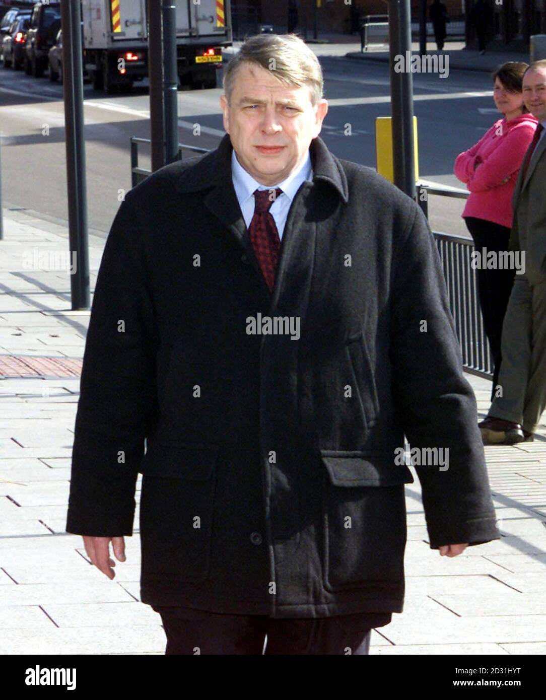 Paul Vinall, a consultant gynaecologists, from Leeds arrives at Leeds ...
