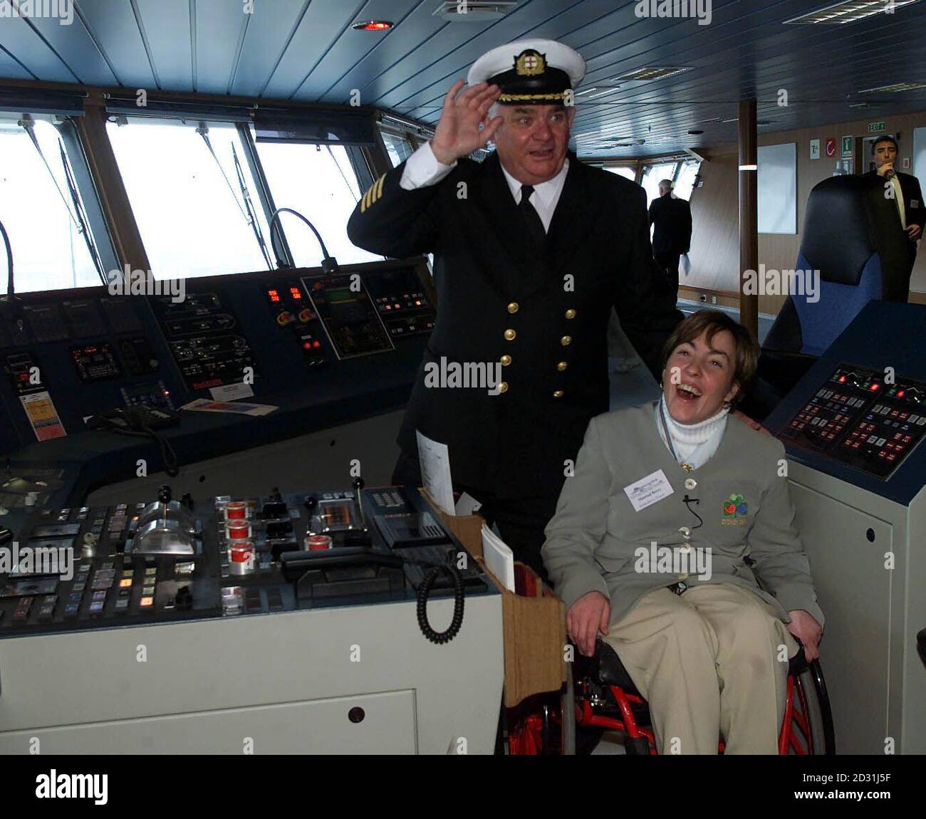 Captain Peter Ferguson and Paralympic Gold Medal winning swimmer ...