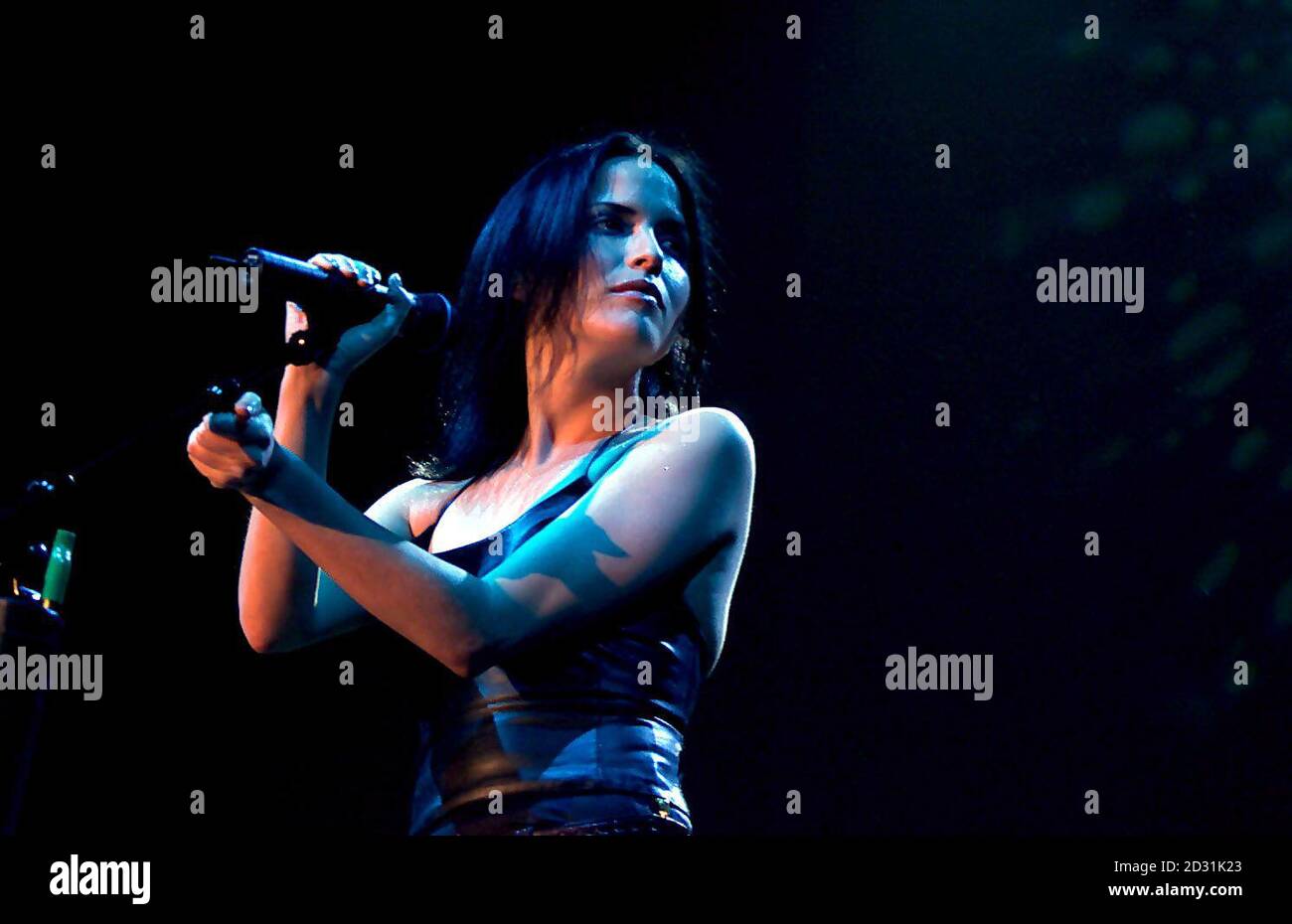 Andrea Corr sings during the first night of The Corrs concert tour at ...