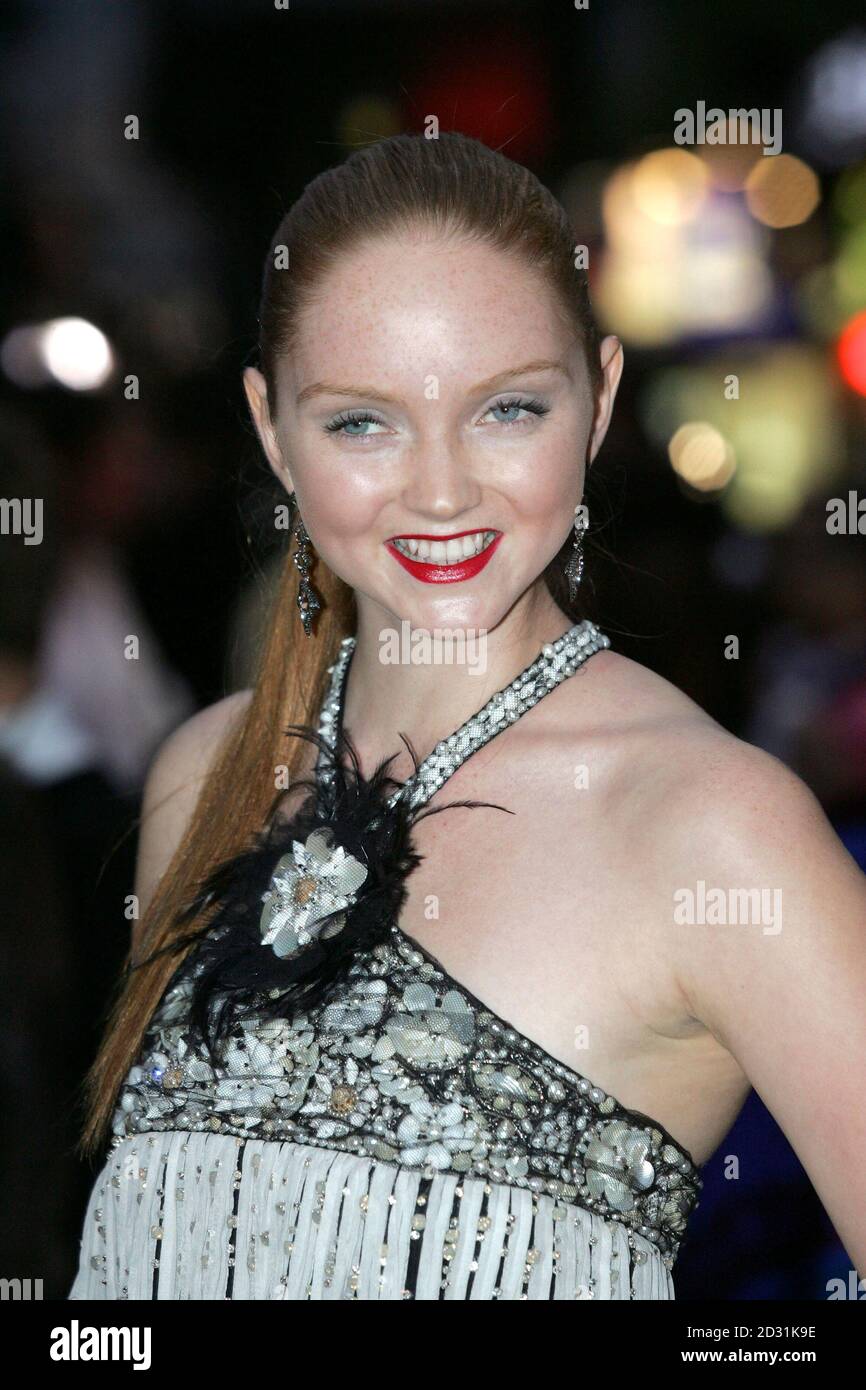 Actress lily cole hi-res stock photography and images - Alamy