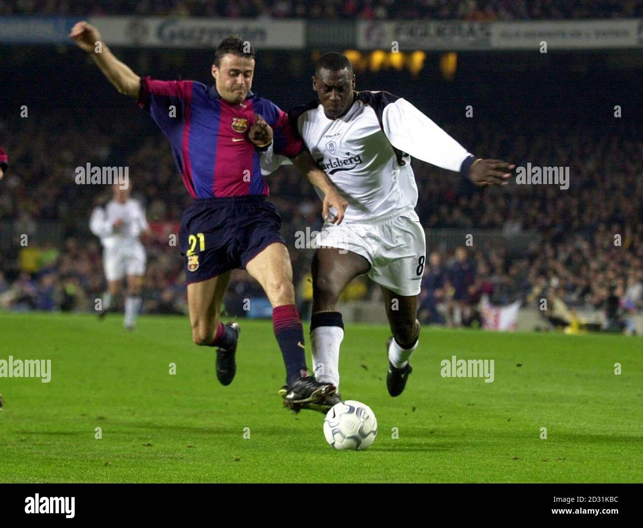 Sport football tackling action emile heskey hi-res stock photography ...
