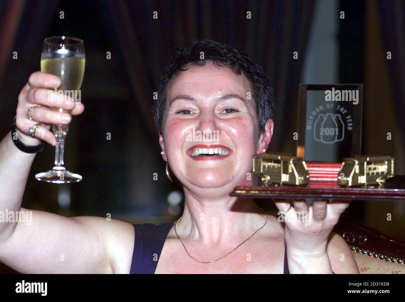A ballet dancing mother-of-two was awarded the title Milkman of the ...