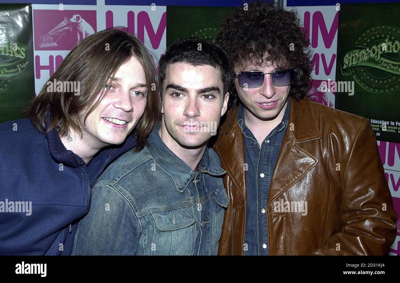Welsh rock band The Stereophonics (L-R) Richard Jones, lead singer ...