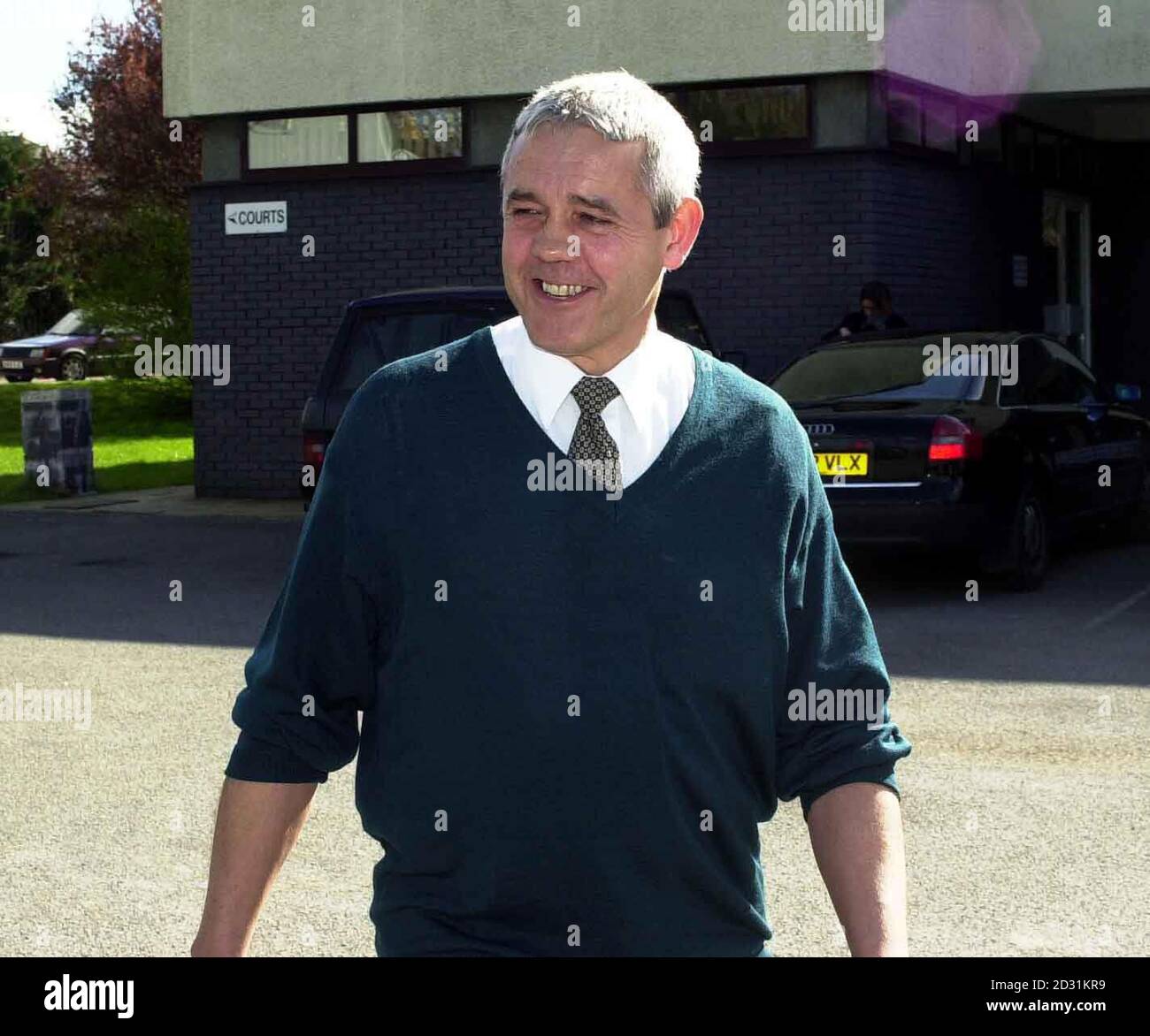 Andrew Rees leaves Bridgend Magistrates Court in South Wales after ...
