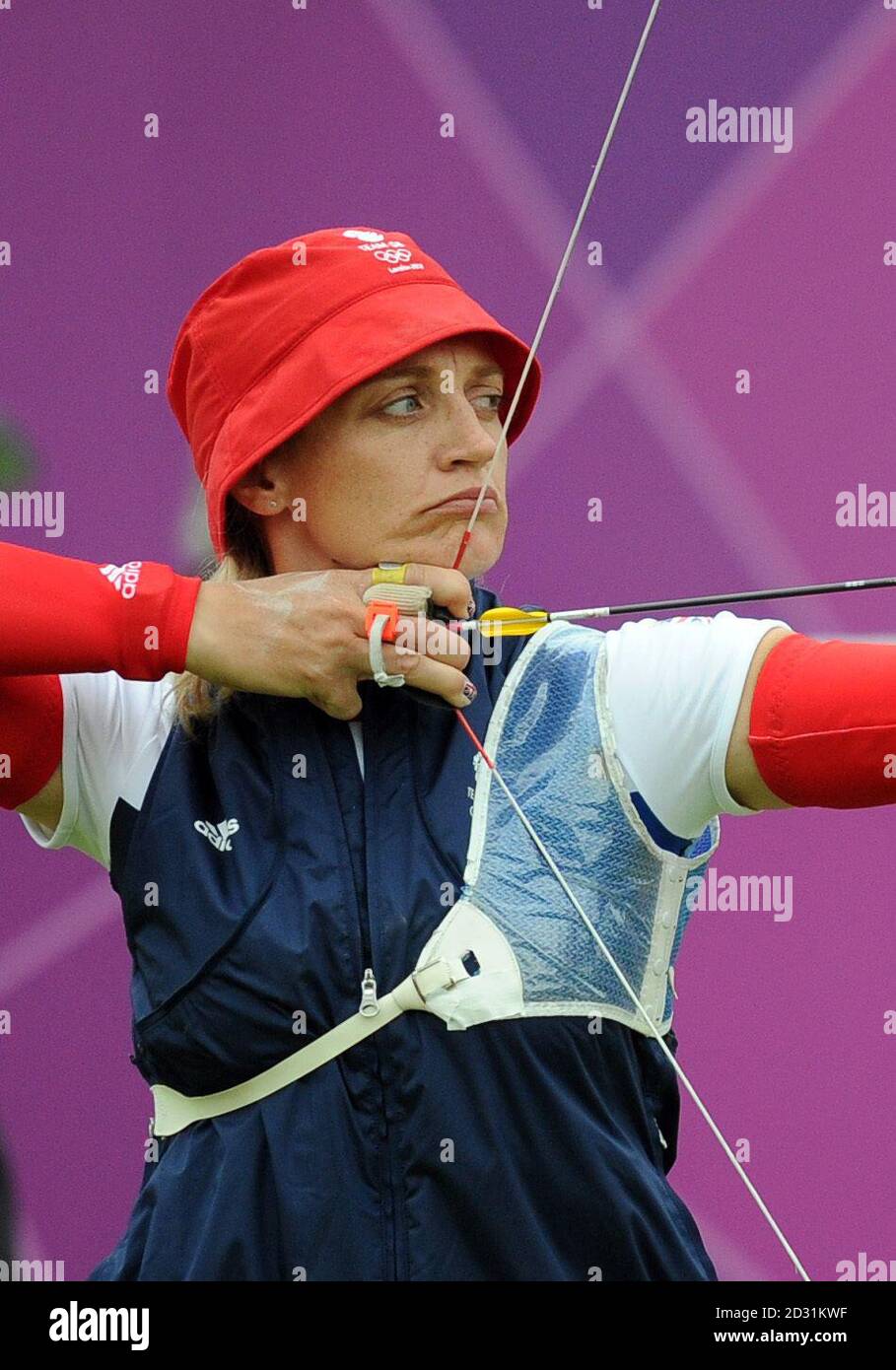 Great Britain's Alison Williamson competes during during the Archery at ...