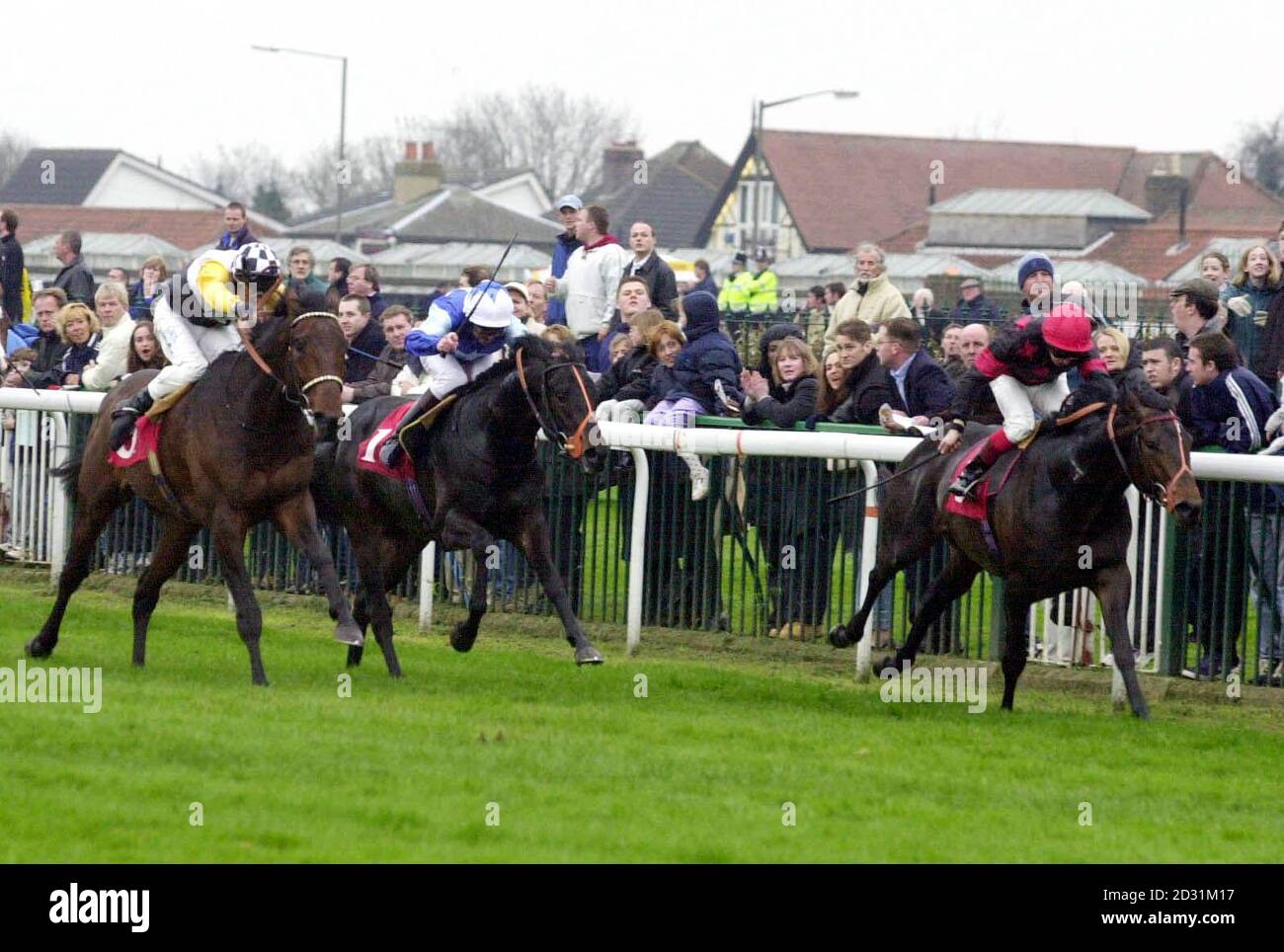 Herodotus and jockey Philip Robinson (left) go onto win the Easter ...
