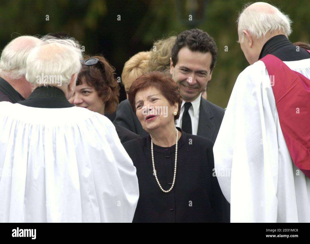 Lady Myra Secombe (centre), widow of the late comic legend Sir Harry ...