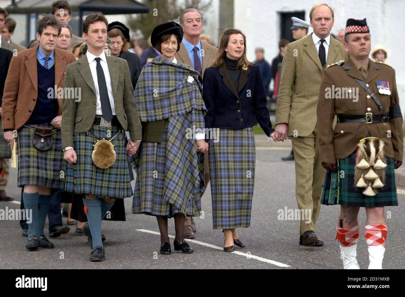 L r lord colin campbell with the duke of argylls son hi-res stock ...