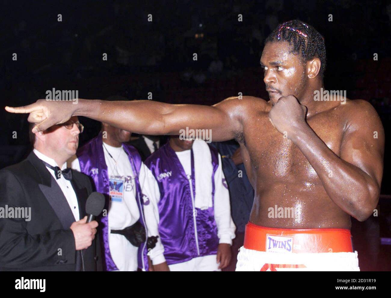 Great Britain's Audley Harrison celebrates after knocking out USA's ...