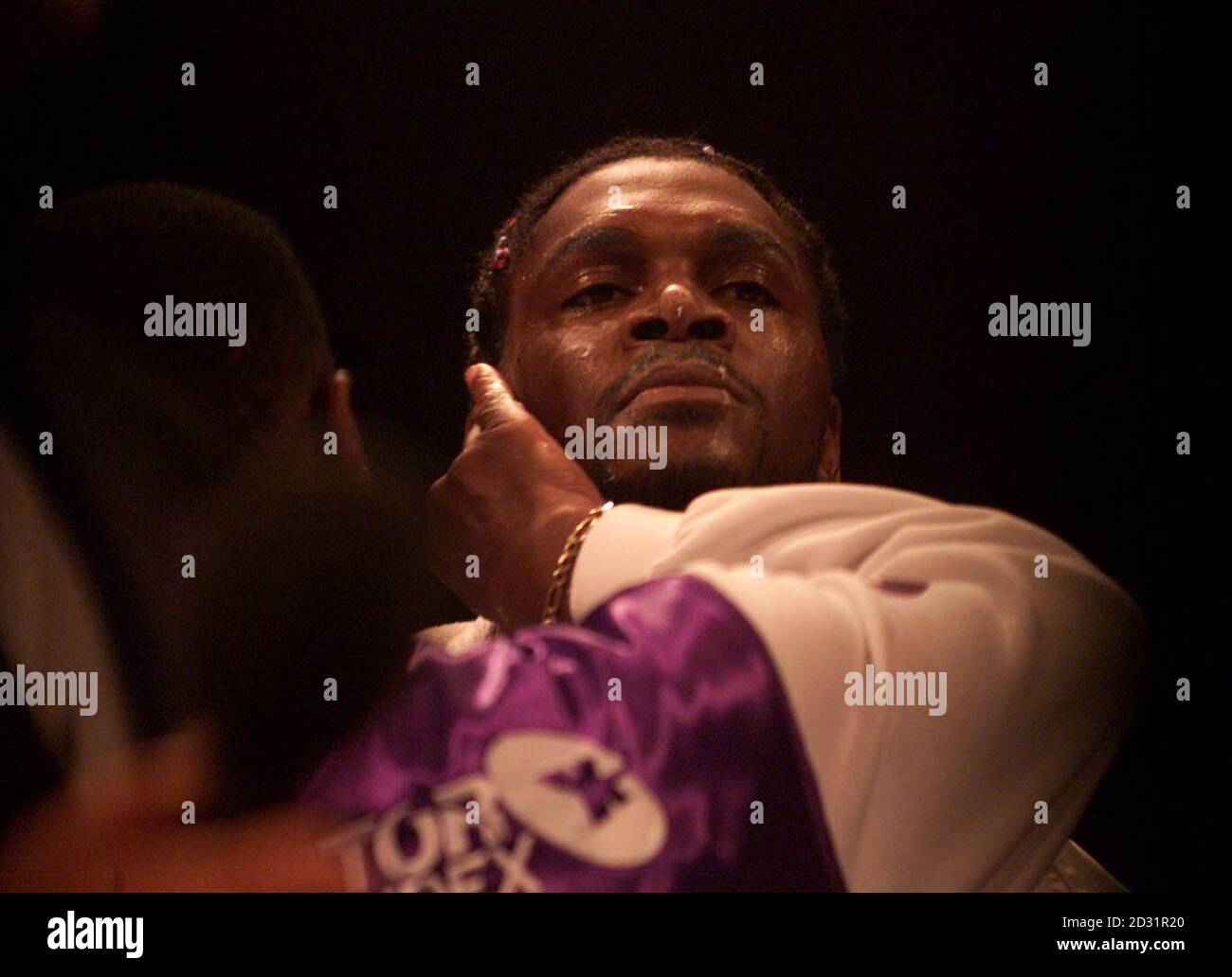 Audley Harrison eyes Michael Middleton prior to beating him in the 1st ...