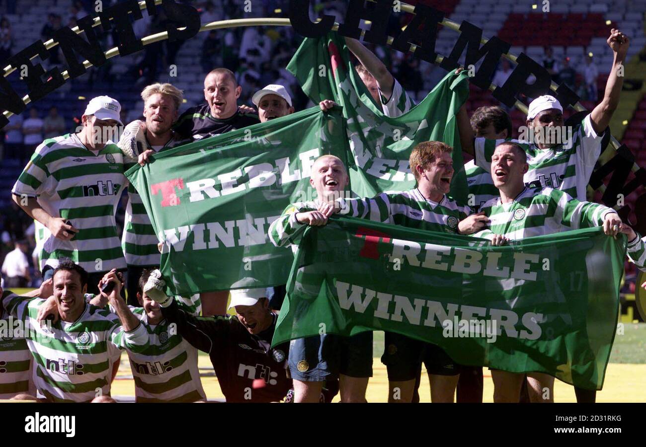 Celtic football treble hi-res stock photography and images - Alamy