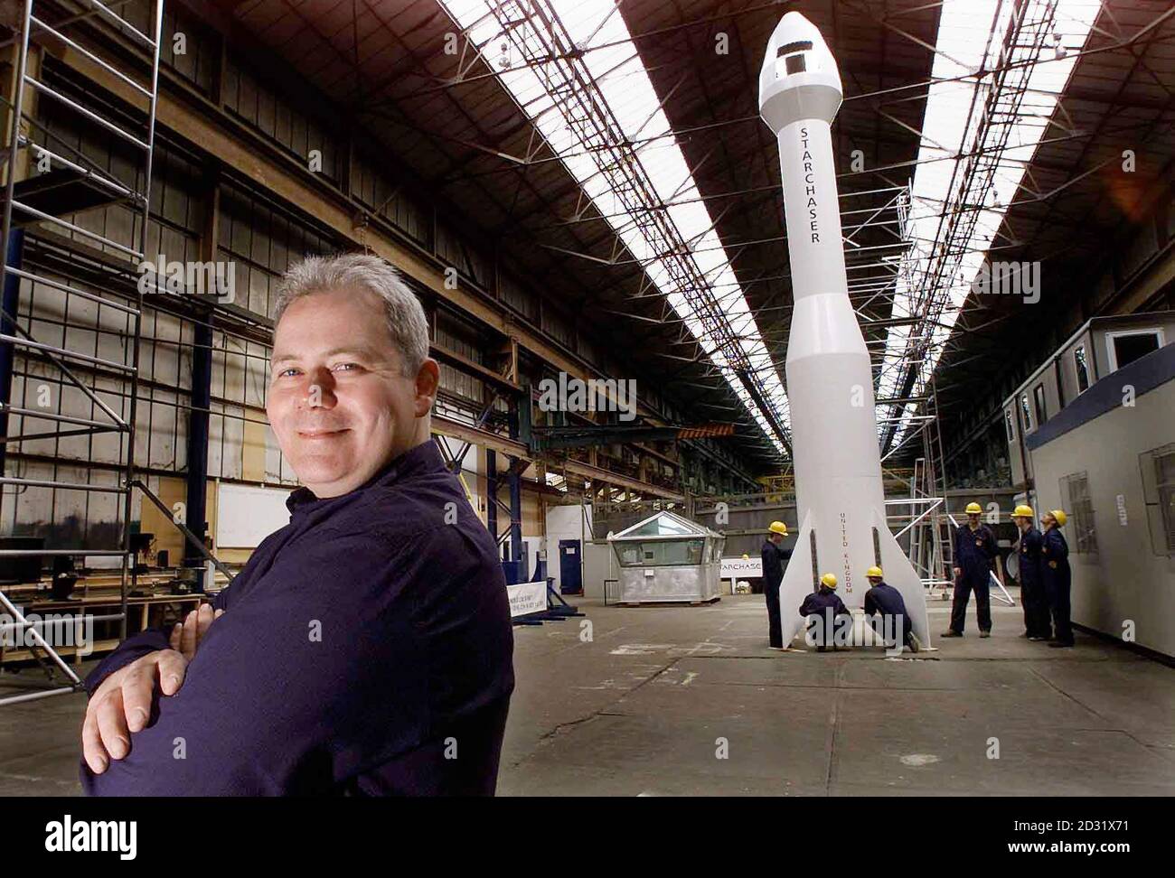 Space fanatic Steve Bennett,unveiling what could become the world's ...