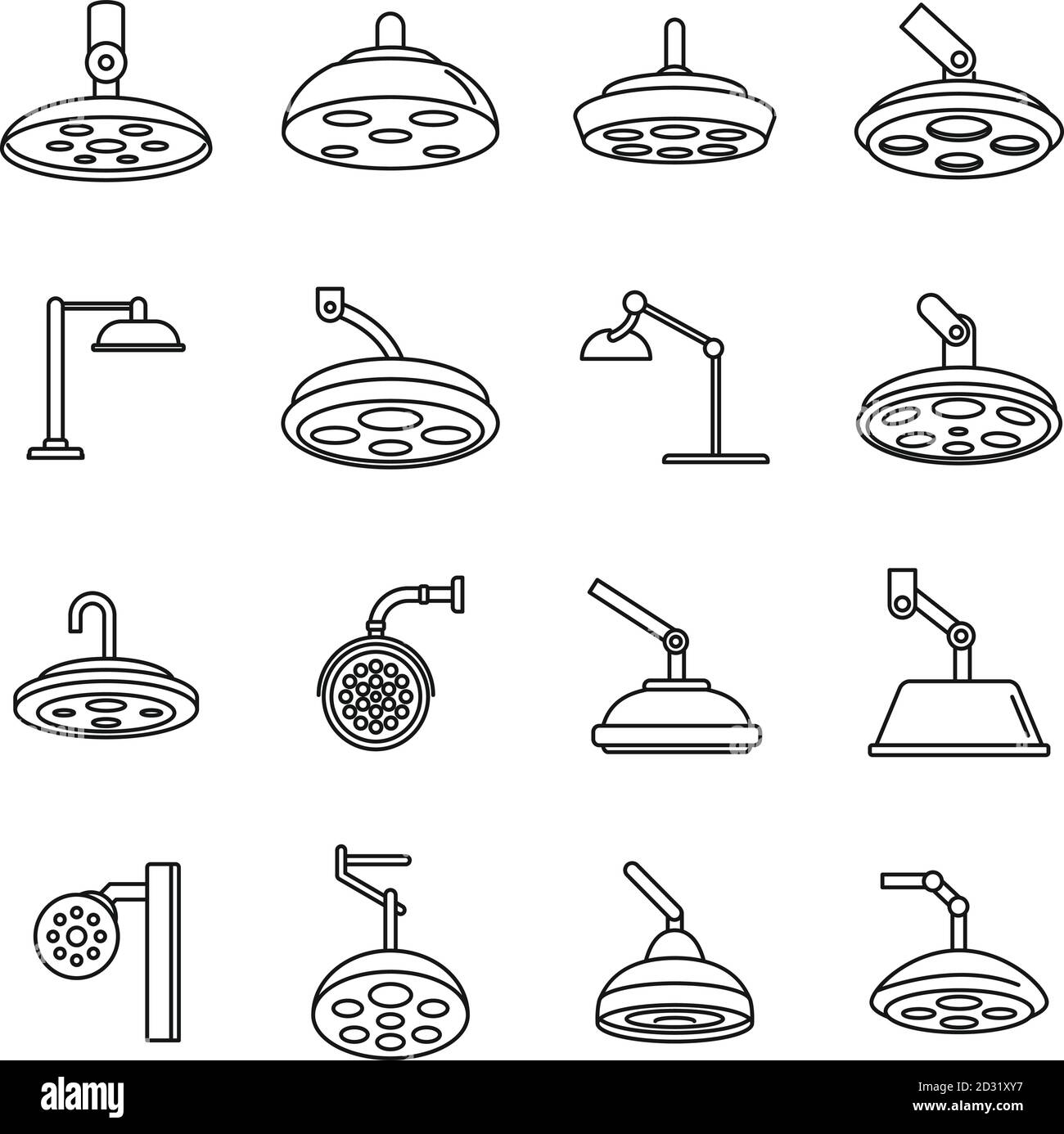 Sterile white modern room Stock Vector Images - Alamy