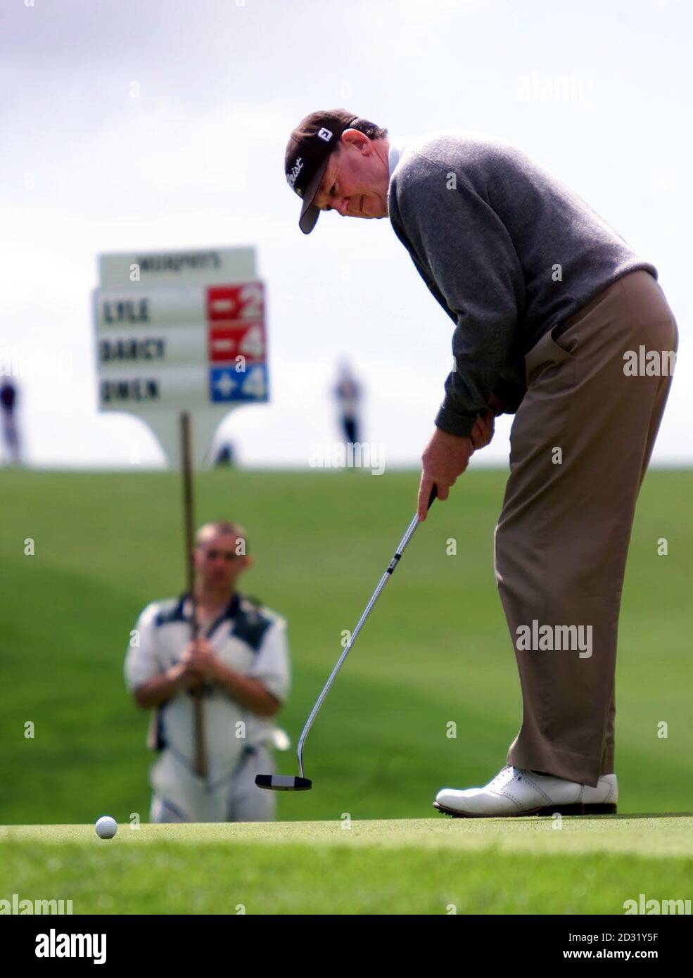 Ireland's Eamonn Darcy putting on ninth green, during the Murphy's ...