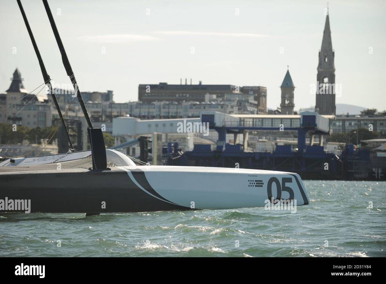 The MOD70 Spindrift Racing crew practicing ahead of the MOD70 European ...