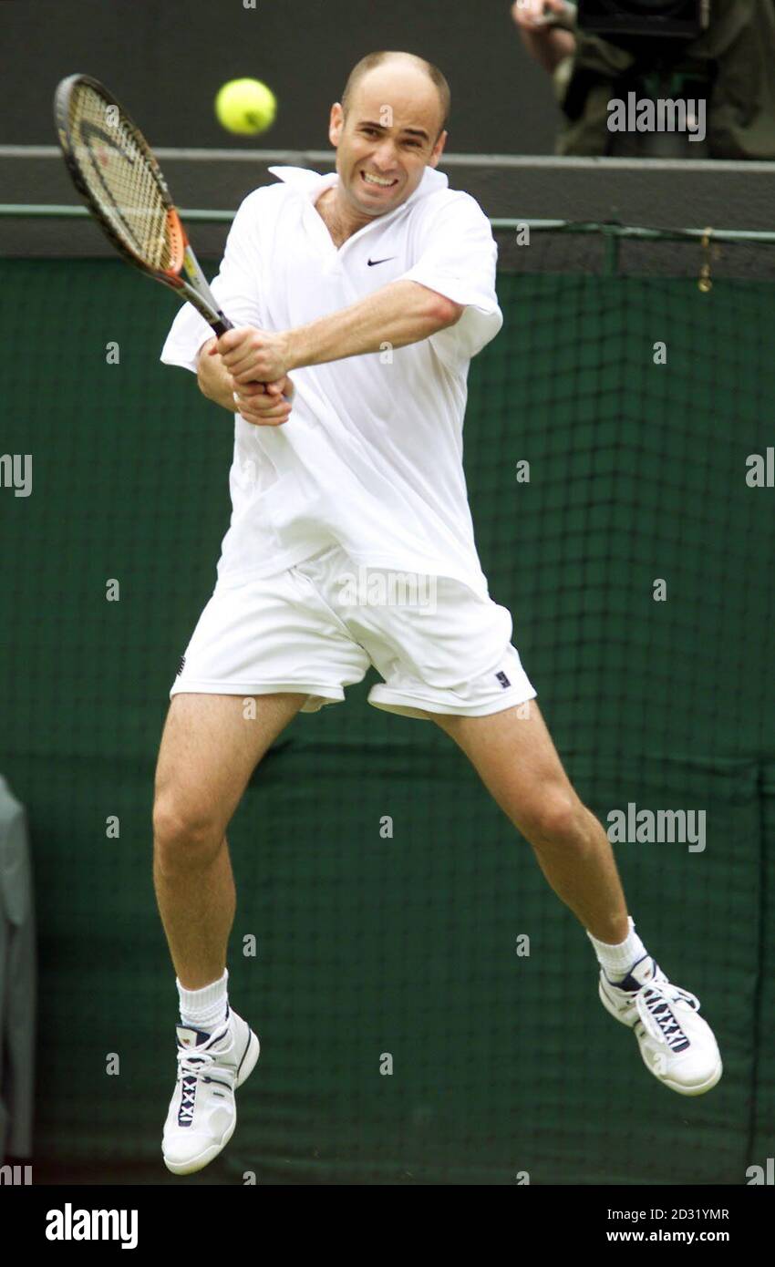 Andre agassi backhand hi-res stock photography and images - Alamy