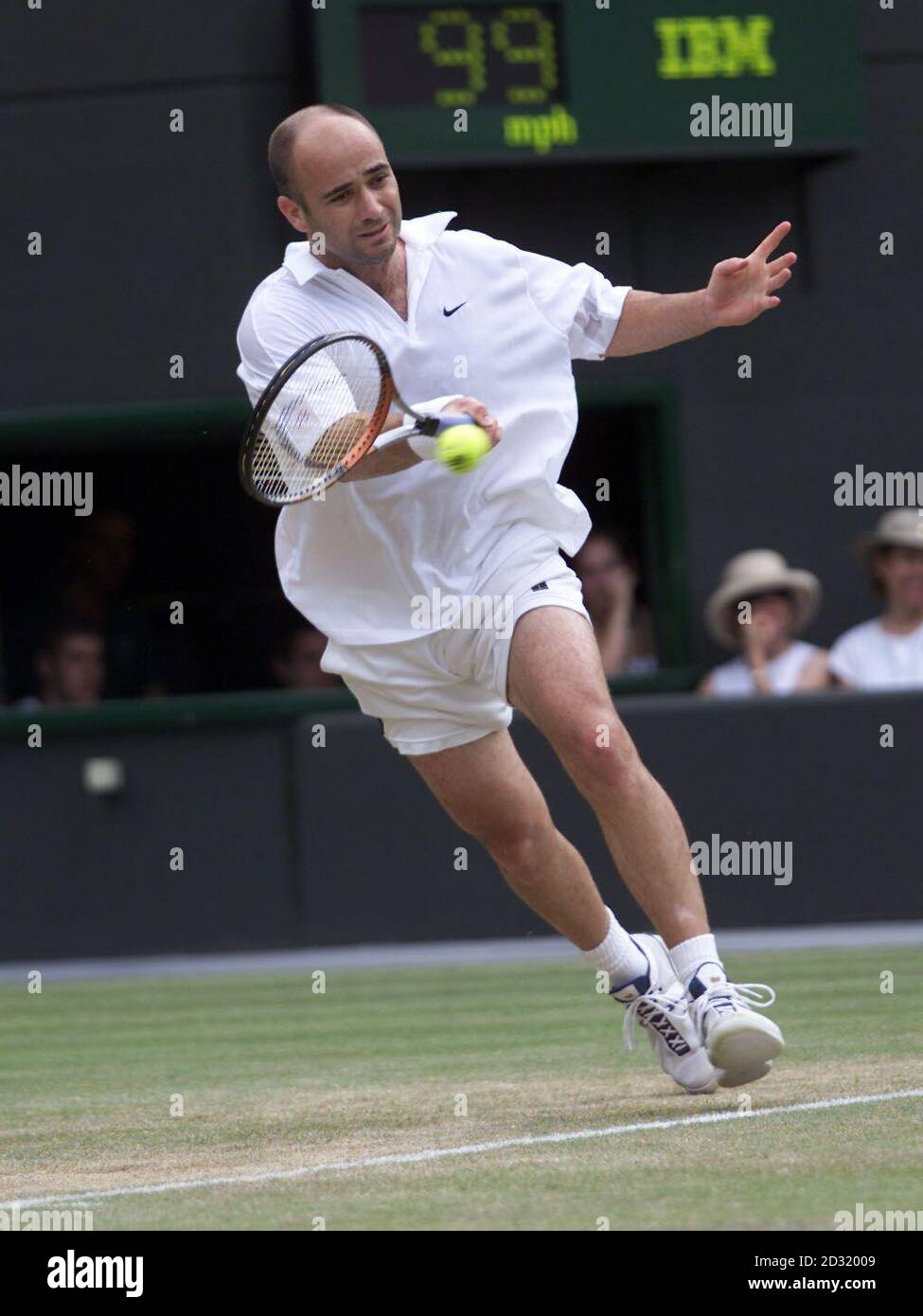 Sport tennis forehand andre agassi hi-res stock photography and images ...