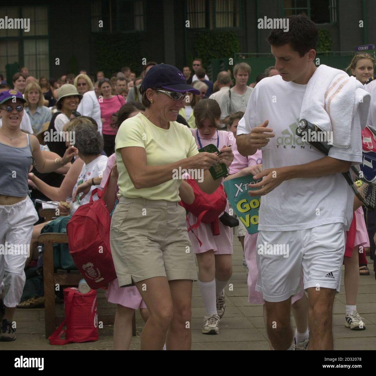 2001 wimbledon championships hi-res stock photography and images - Alamy