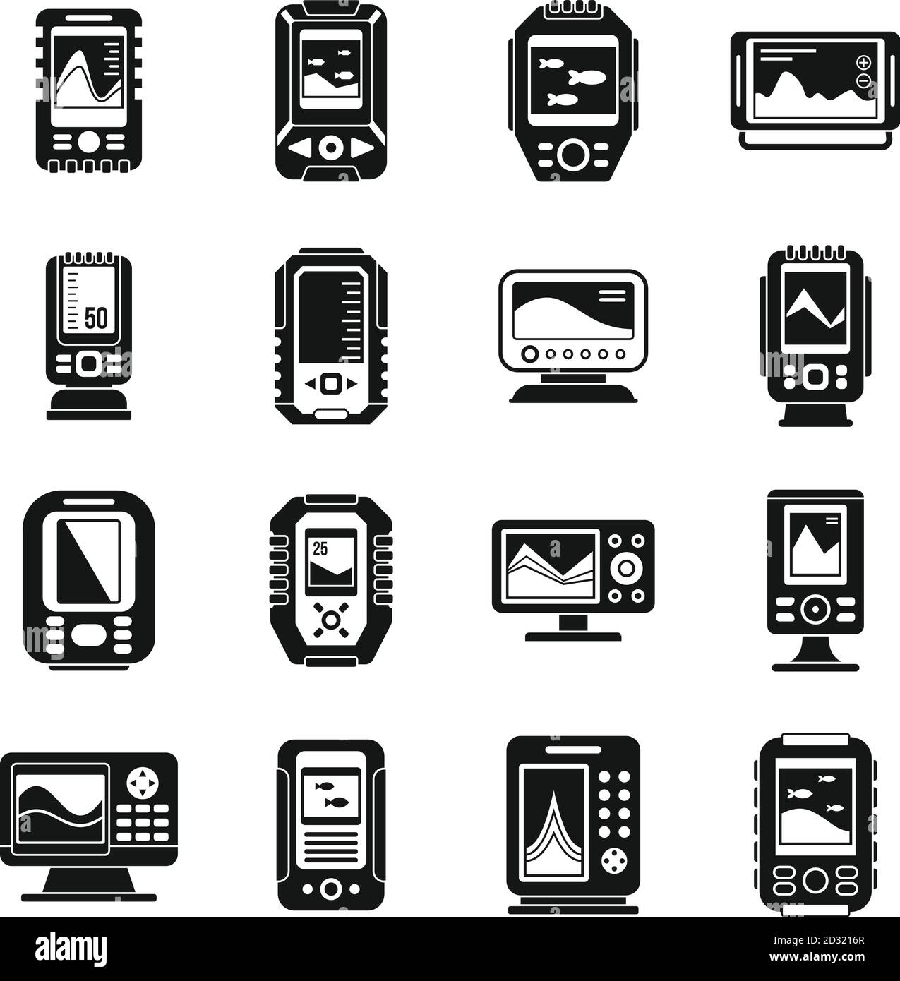 NAME icons set. Simple set of NAME vector icons for web design on white ...