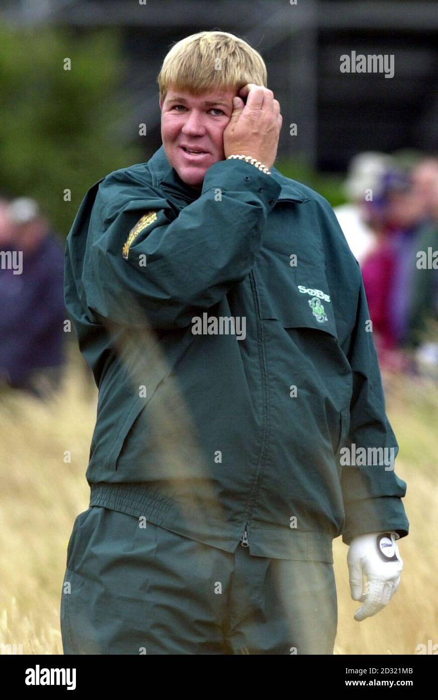 America's John Daly in action during a practice session at the 130th ...