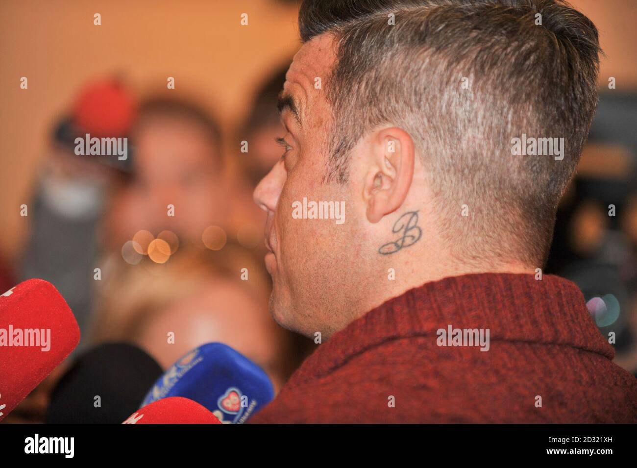 Singer Robbie Williams at the launch of Farrell, the brand inspired by ...