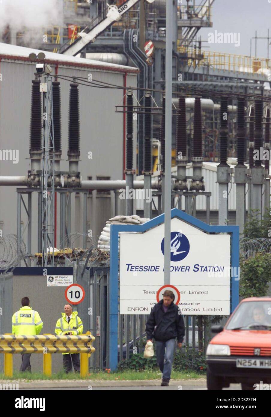 The Enron plant in Redcar, Teesside where two people died and two ...