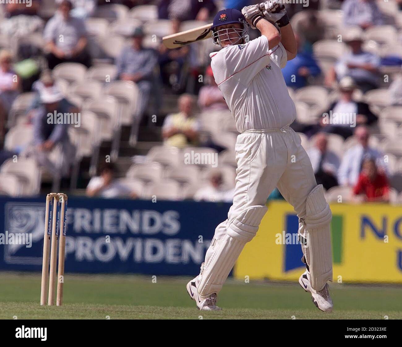 Lancashires andrew flintoff cuts gavin hamilton hi-res stock ...