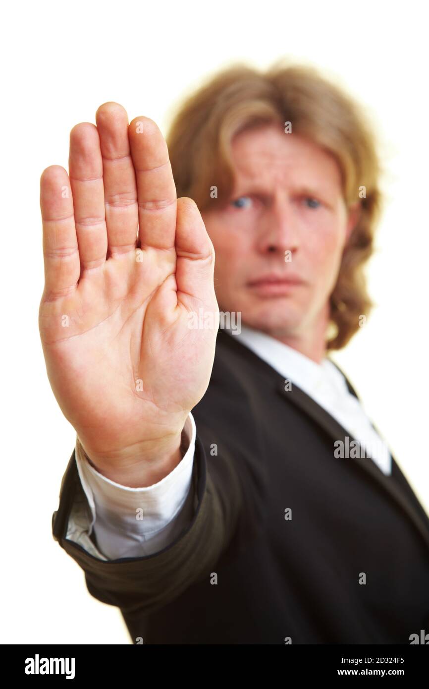 Hand forward stop hi-res stock photography and images - Alamy