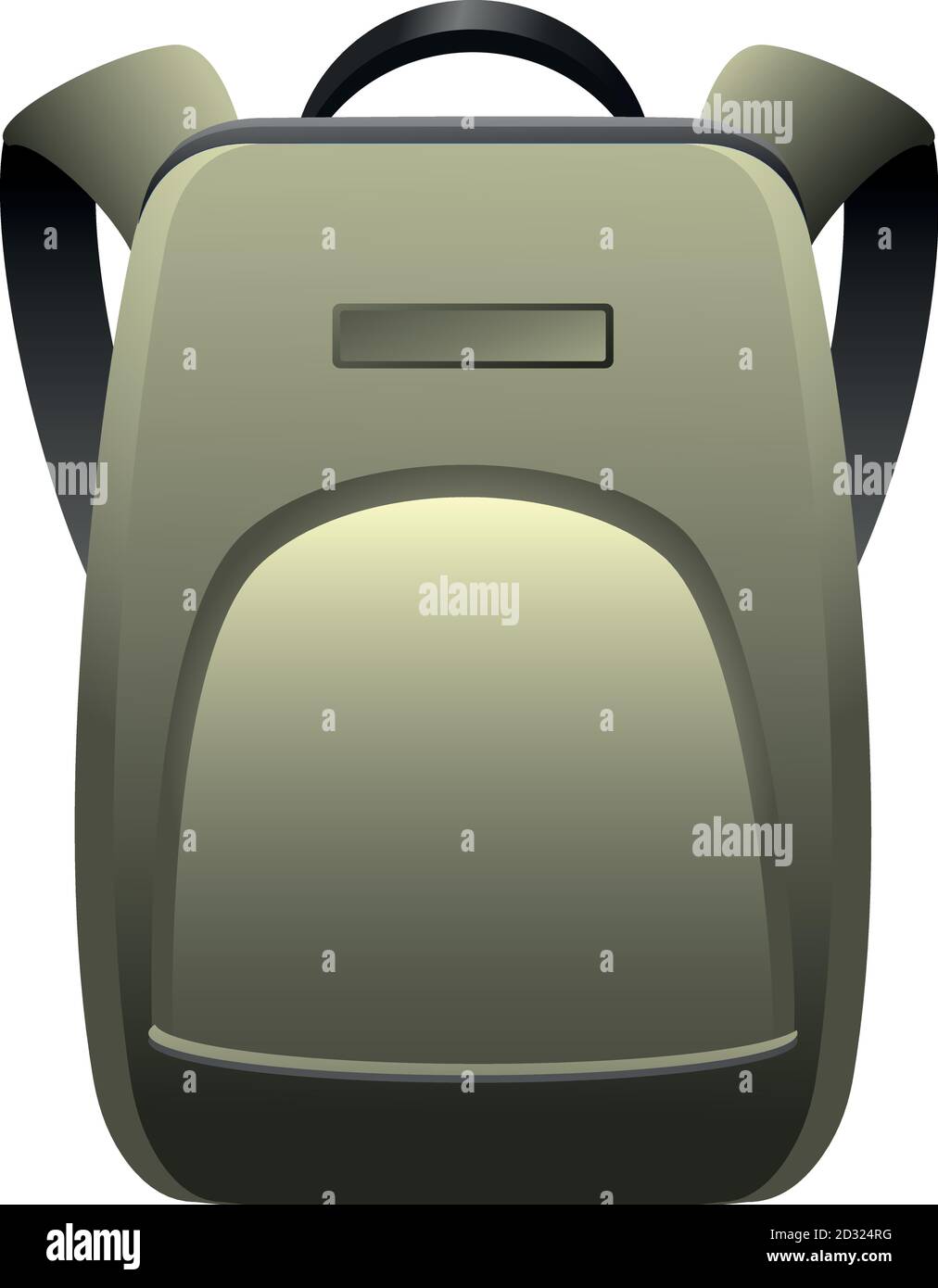 Backpack icon. Cartoon of backpack vector icon for web design isolated ...