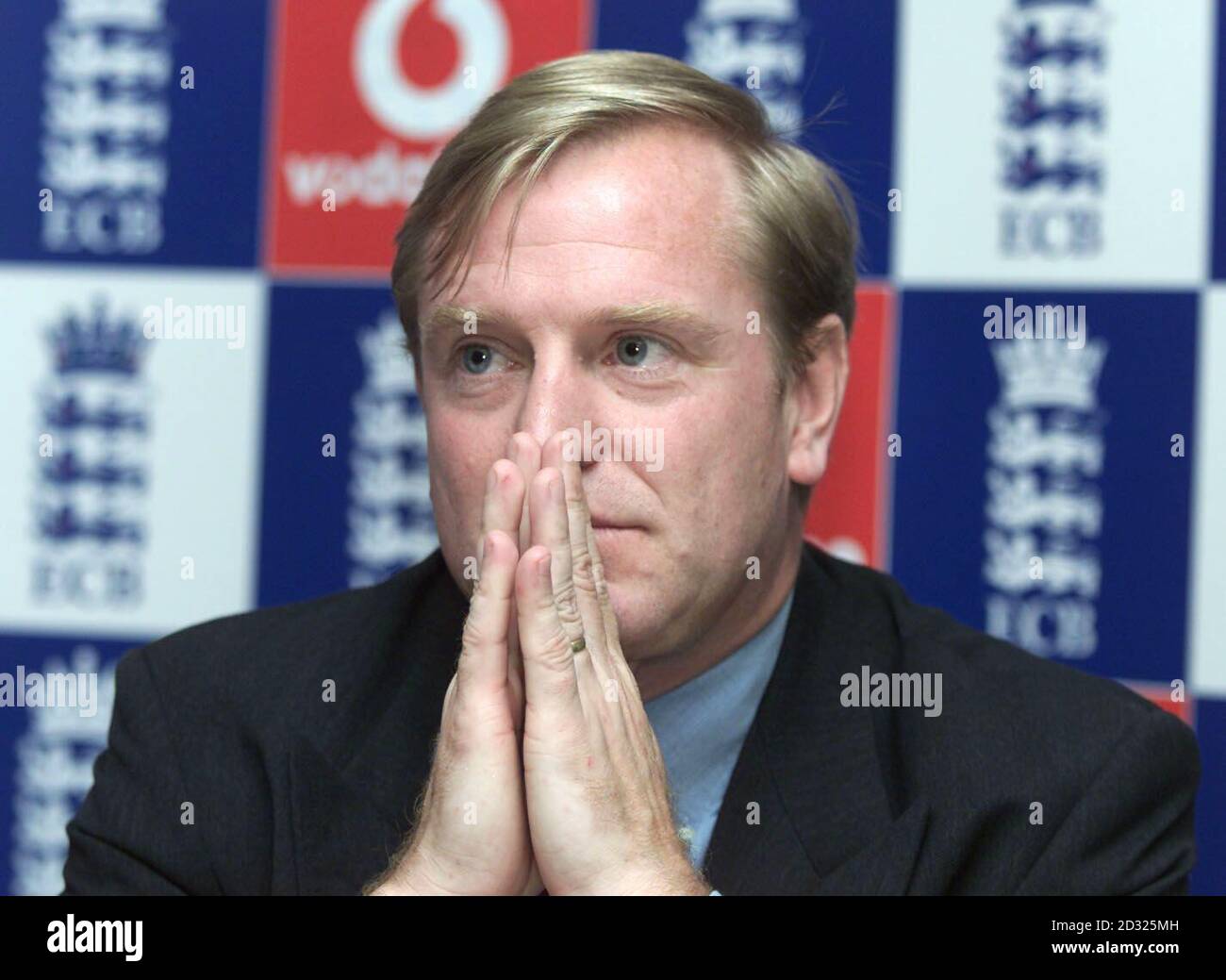 England Cricket Director of Development Hugh Morris during a press ...