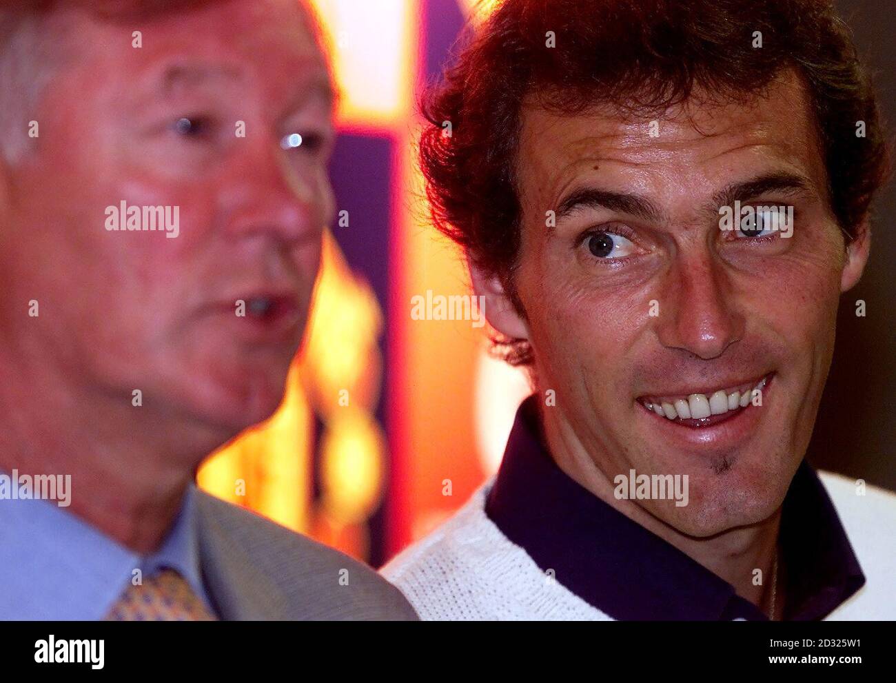 Sport football smiling head head shot alex ferguson hi-res stock ...
