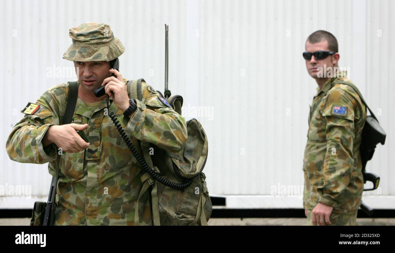 Australian soldier recovering war hi-res stock photography and images ...